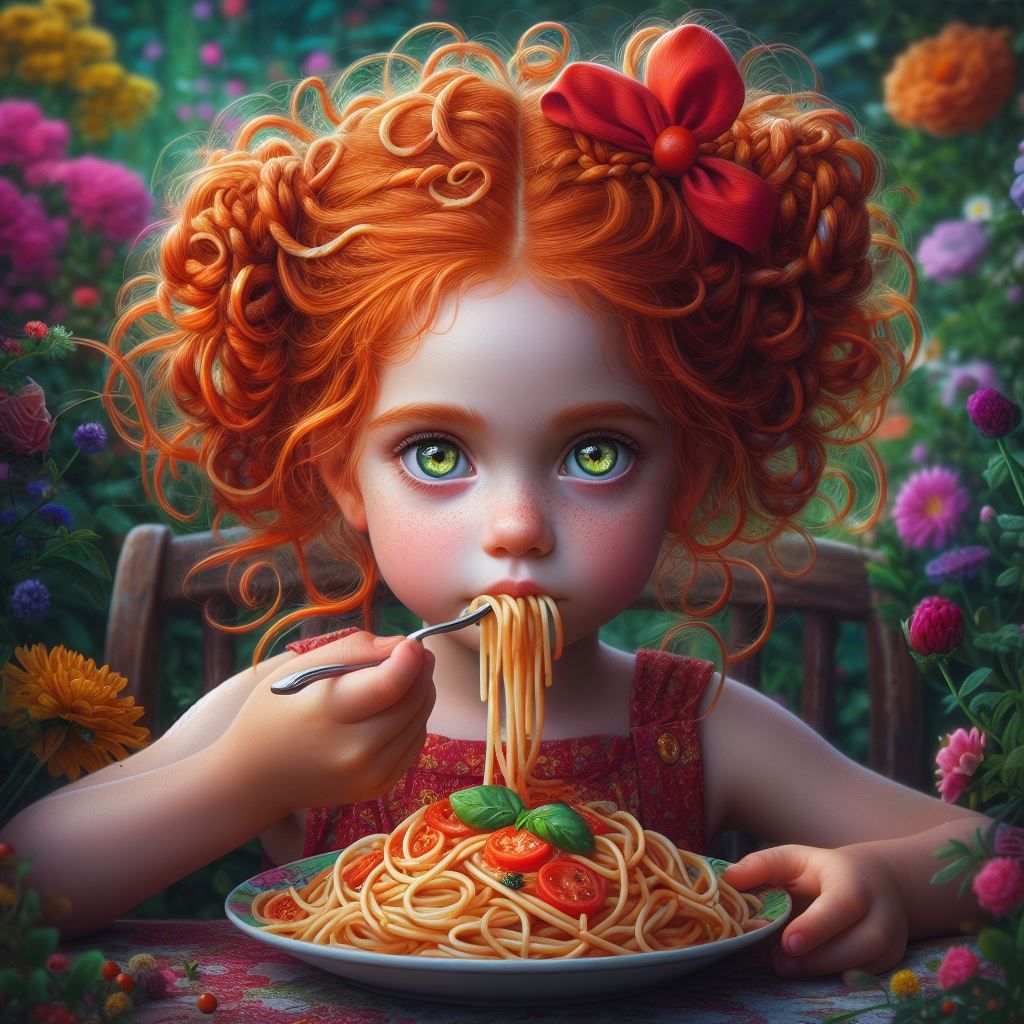 Pasta Girl - AI Generated Artwork - NightCafe Creator