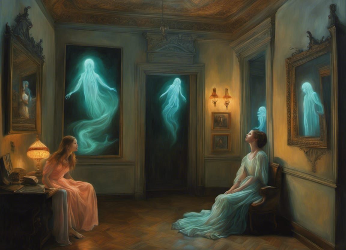 Ghosts - AI Generated Artwork - NightCafe Creator