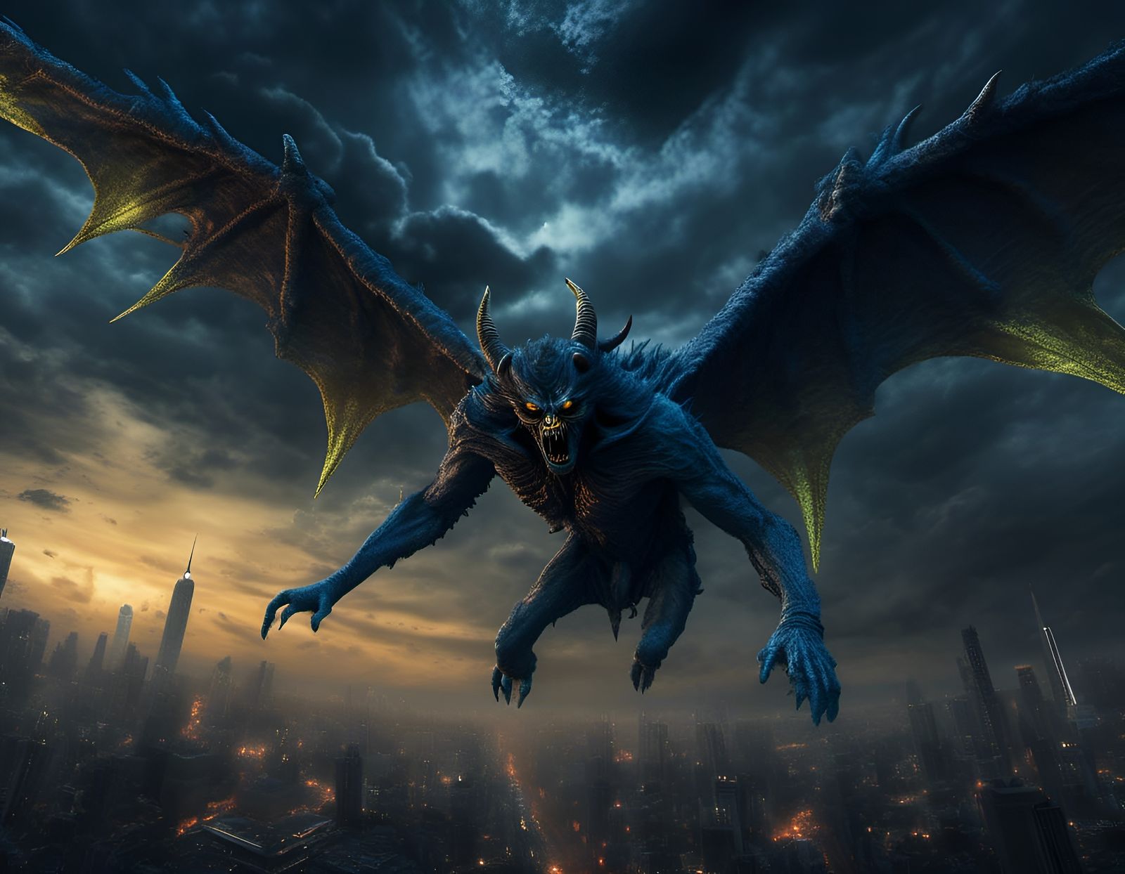 Terror from above.. - AI Generated Artwork - NightCafe Creator