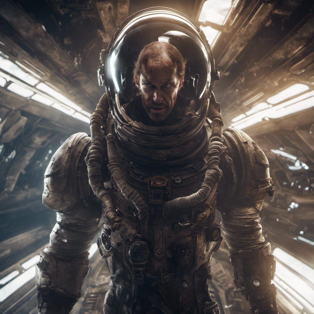 In space, no one can hear you scream. horror. dynamic lighting ...