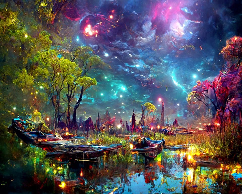 "Magic Garden" - AI Generated Artwork - NightCafe Creator