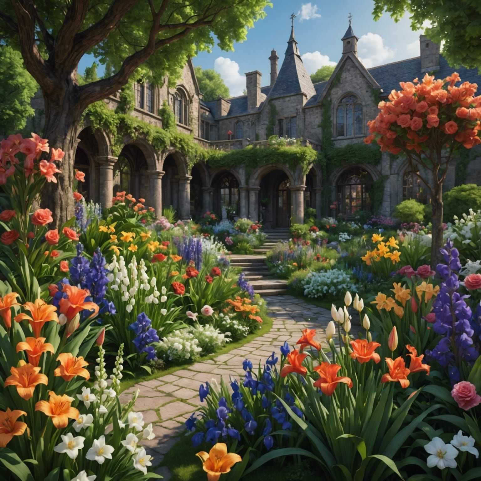 Flowers - AI Generated Artwork - NightCafe Creator