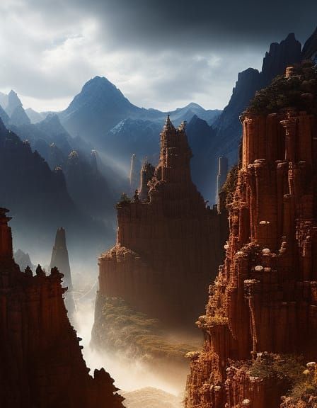 Mountain - AI Generated Artwork - NightCafe Creator