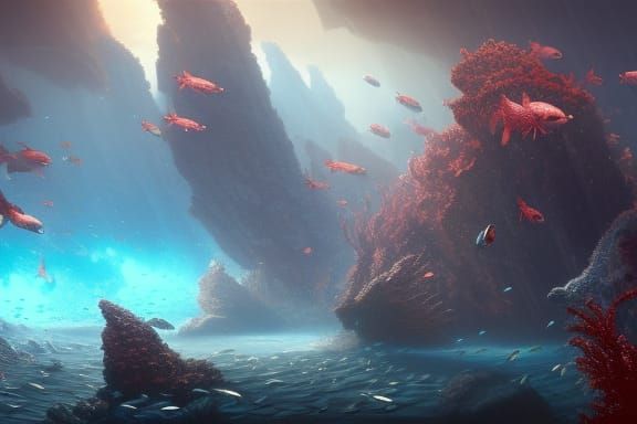 mysterious ocean .. - AI Generated Artwork - NightCafe Creator