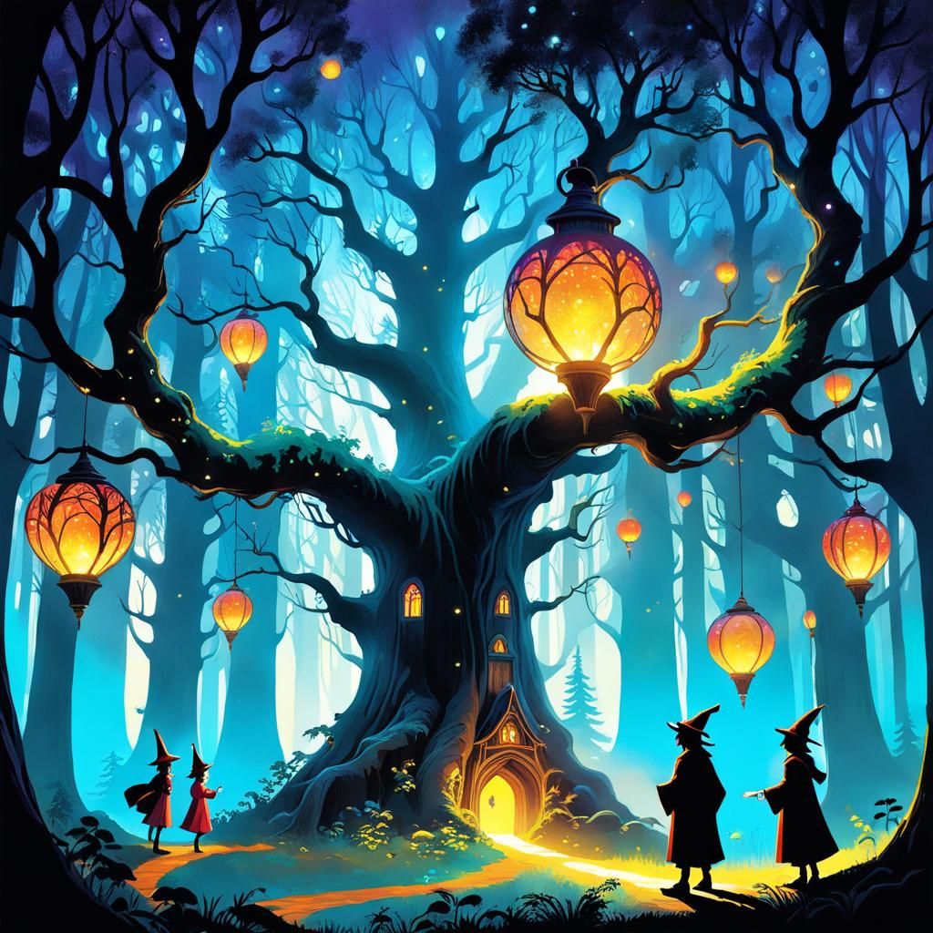 Wizard Training - AI Generated Artwork - NightCafe Creator