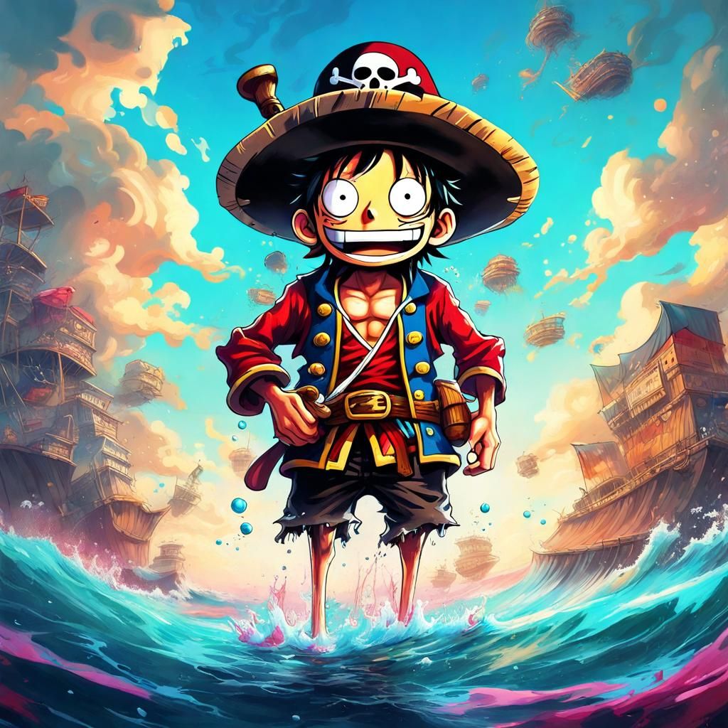 Monkey D. luffy - AI Generated Artwork - NightCafe Creator