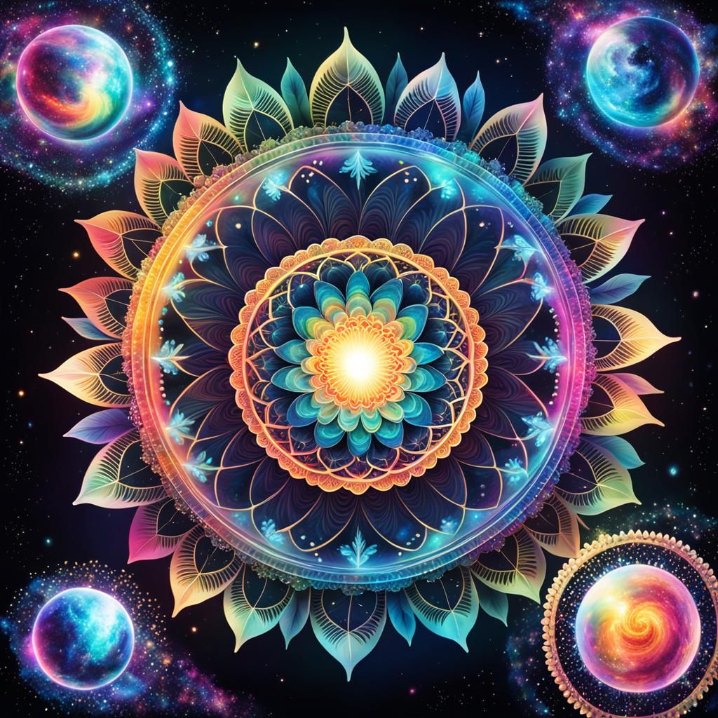 DNA Mandala - AI Generated Artwork - NightCafe Creator