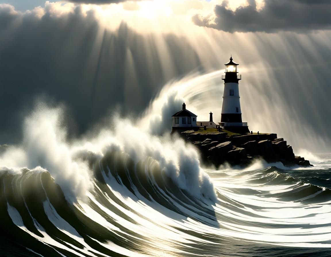 The Tidal Wave - AI Generated Artwork - NightCafe Creator