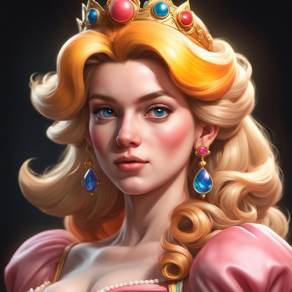 Princess Peach / Nintendo’s Mario Franchise - AI Generated Artwork ...