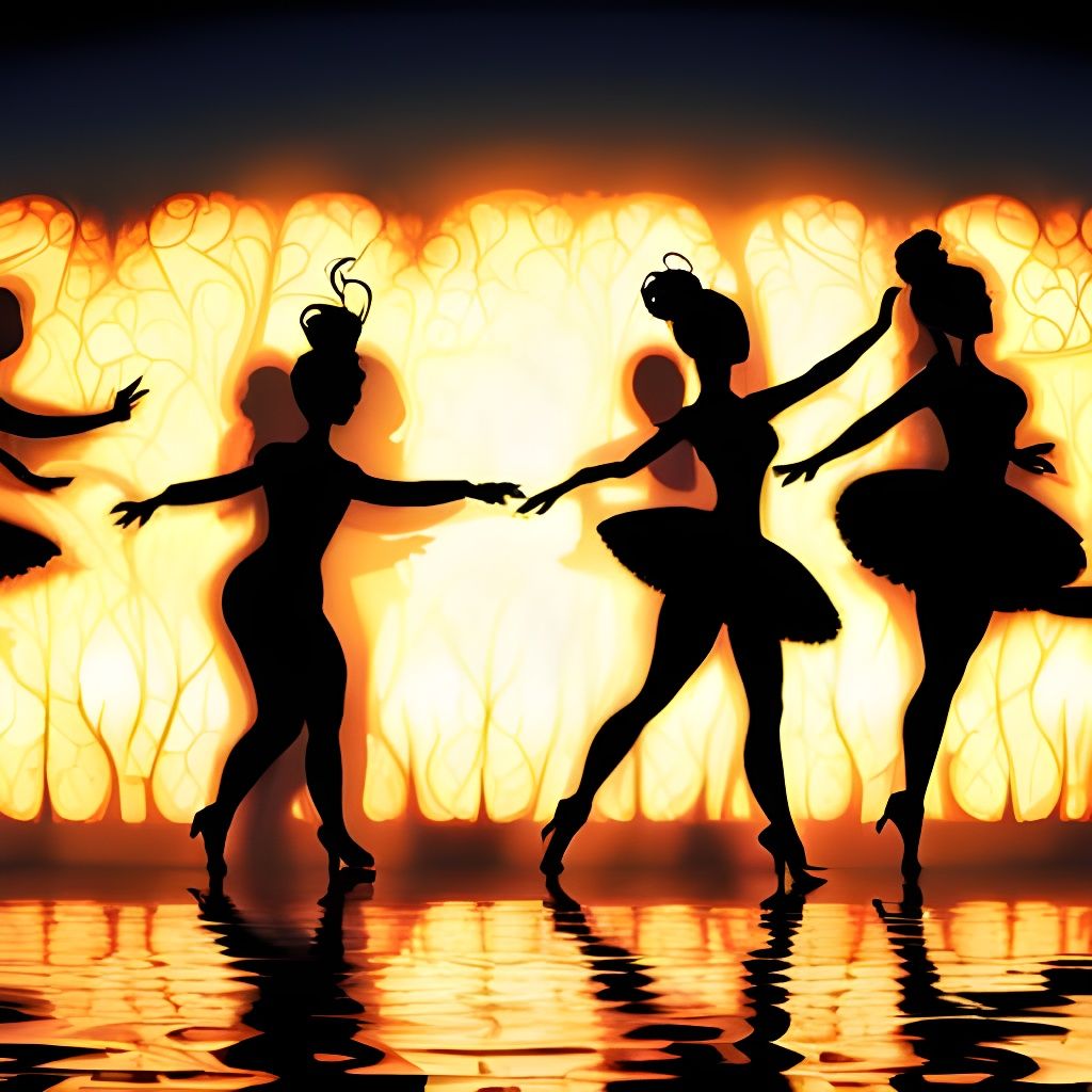 Shadow Dancers - AI Generated Artwork - NightCafe Creator
