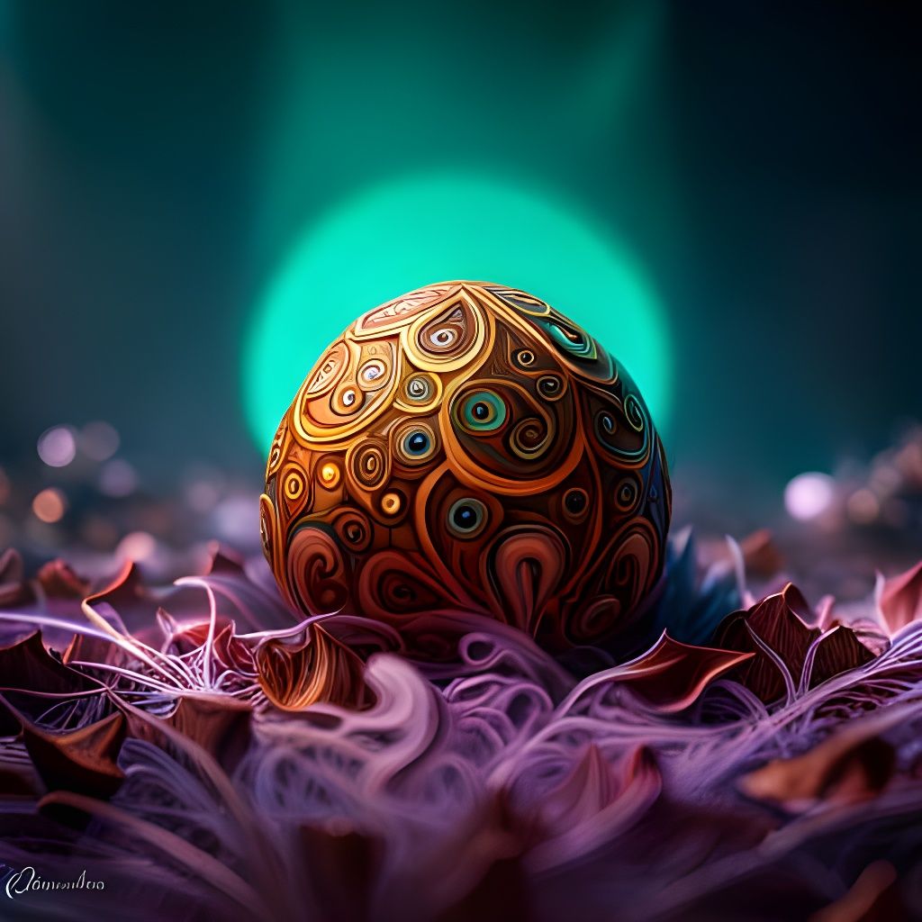 Decorated Egg - AI Generated Artwork - NightCafe Creator