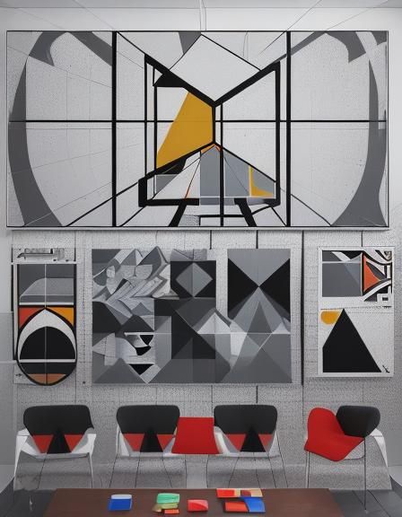 Screen print, pop art, splash screen art, triadic colors, digital art ...