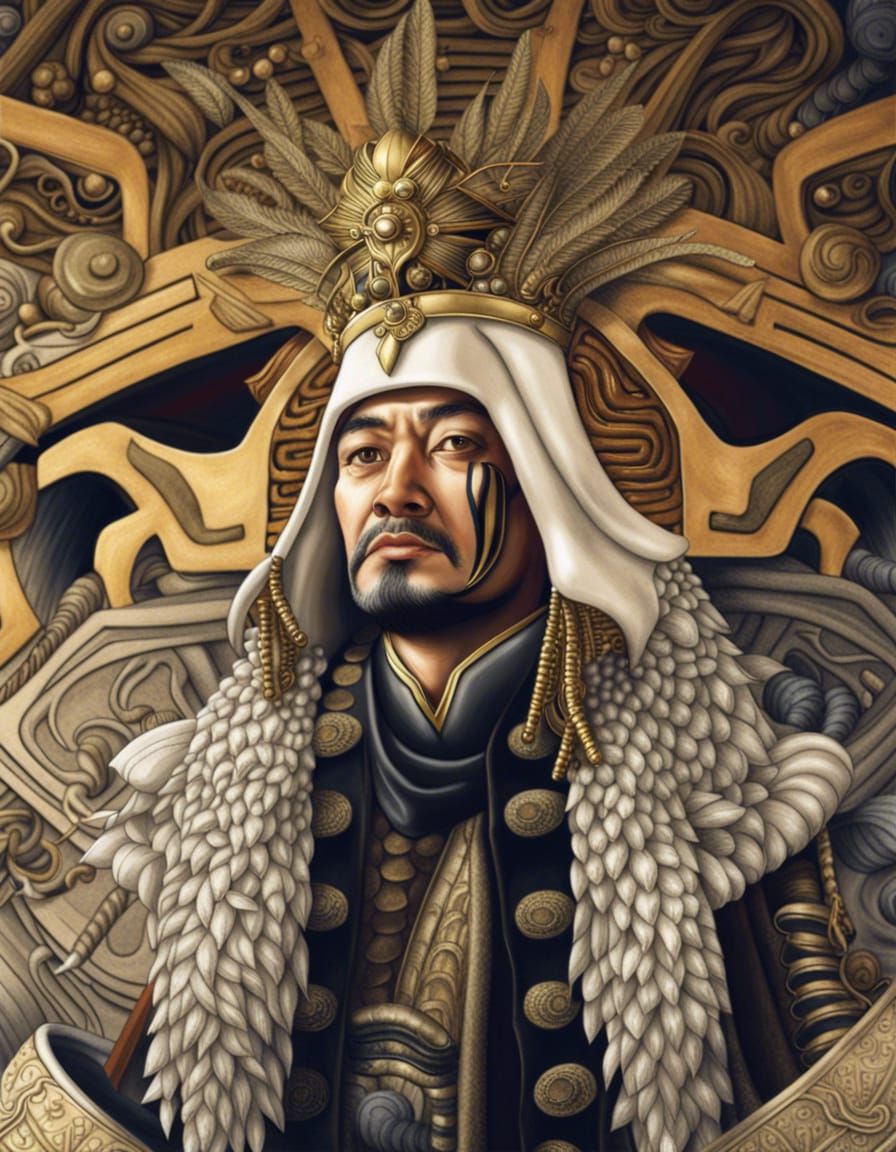 emperor man. detailed face, photorealistic, realistic, realism, realism ...
