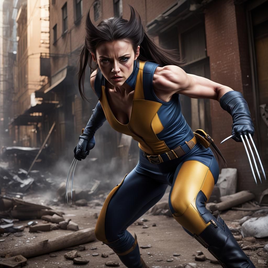 X-23: The Wolverine - AI Generated Artwork - NightCafe Creator