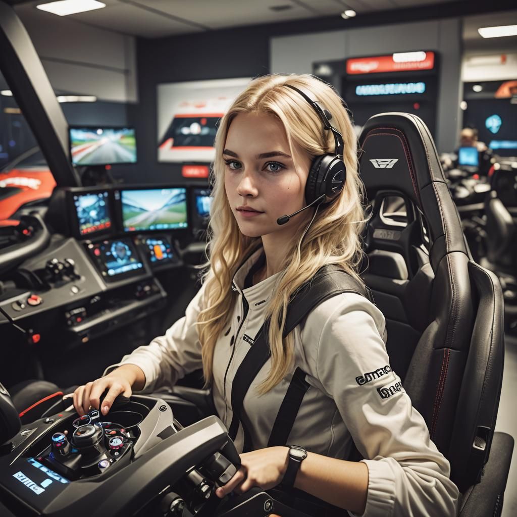 Pretty gamer - AI Generated Artwork - NightCafe Creator