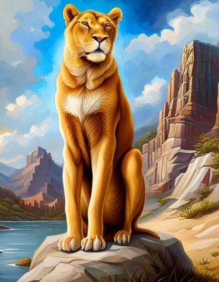 Beautiful Voluptuous Lioness Goddess Cheerleader For Detroit Lions ...