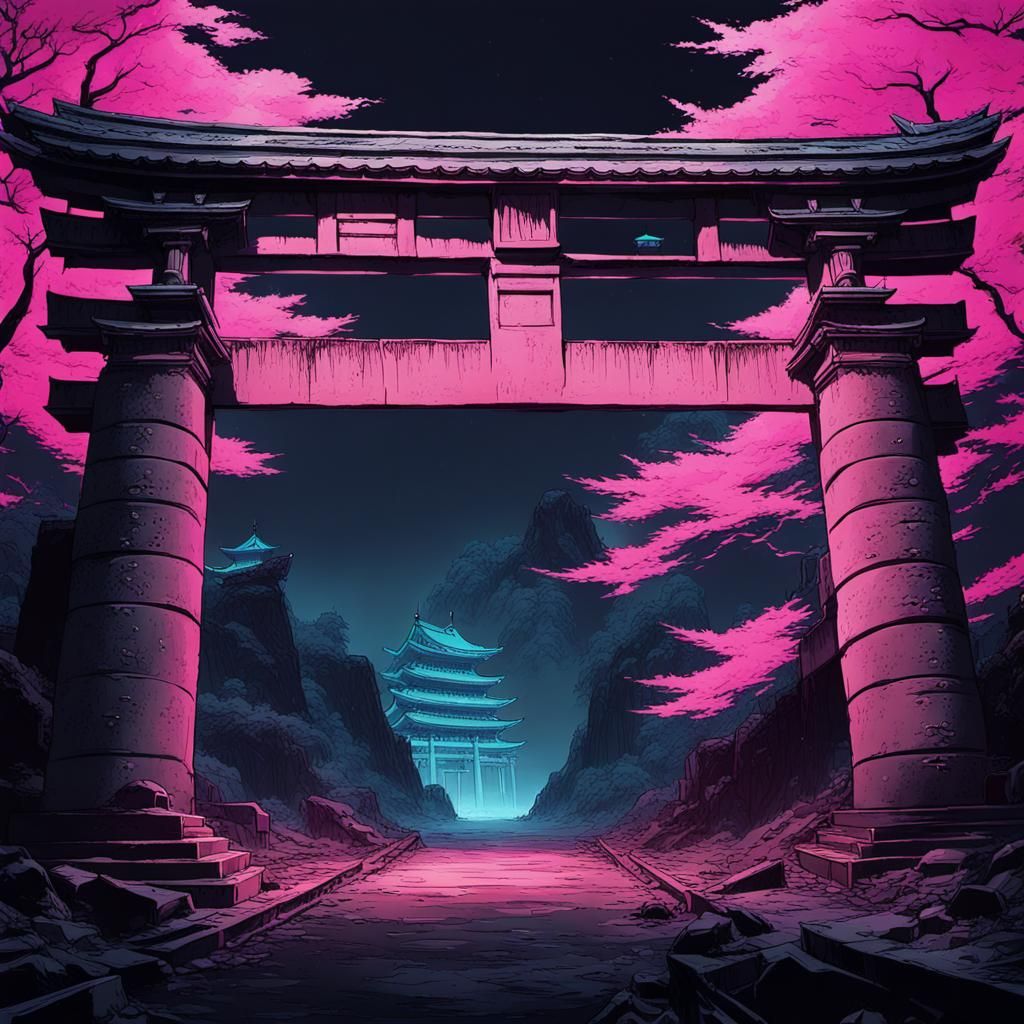 Rashomon Gate (series) - AI Generated Artwork - NightCafe Creator