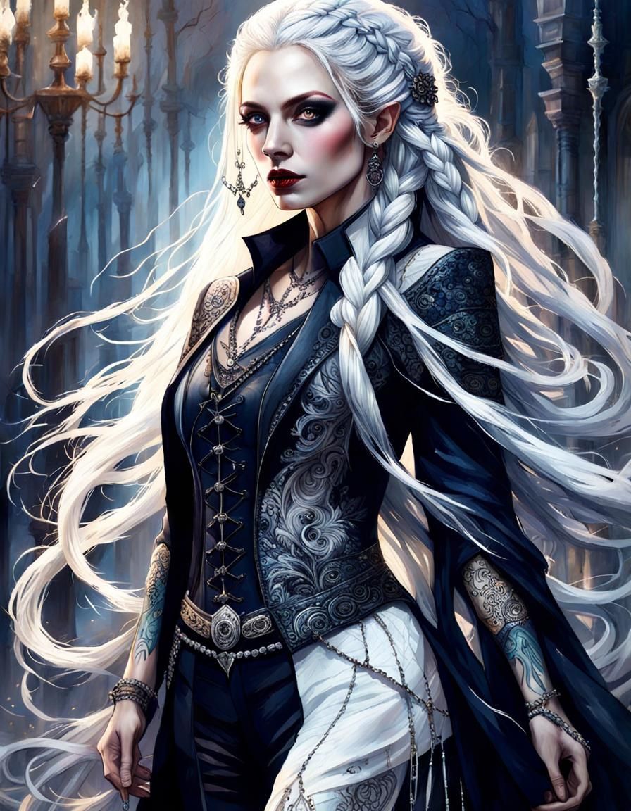 goth goddess - AI Generated Artwork - NightCafe Creator