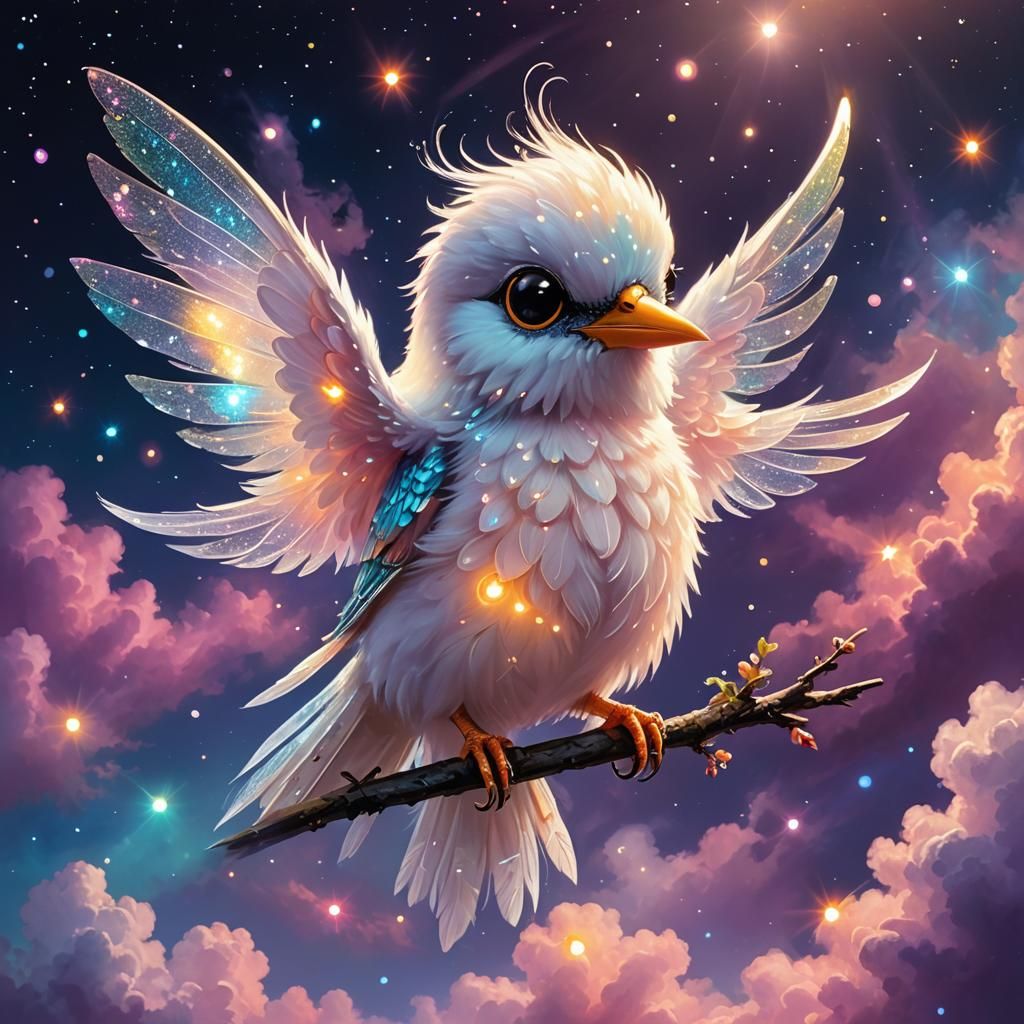 Fae Bird - AI Generated Artwork - NightCafe Creator
