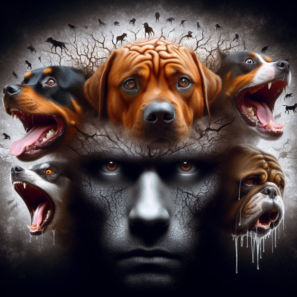 The Phobia Project : Cynophobia - AI Generated Artwork - NightCafe Creator