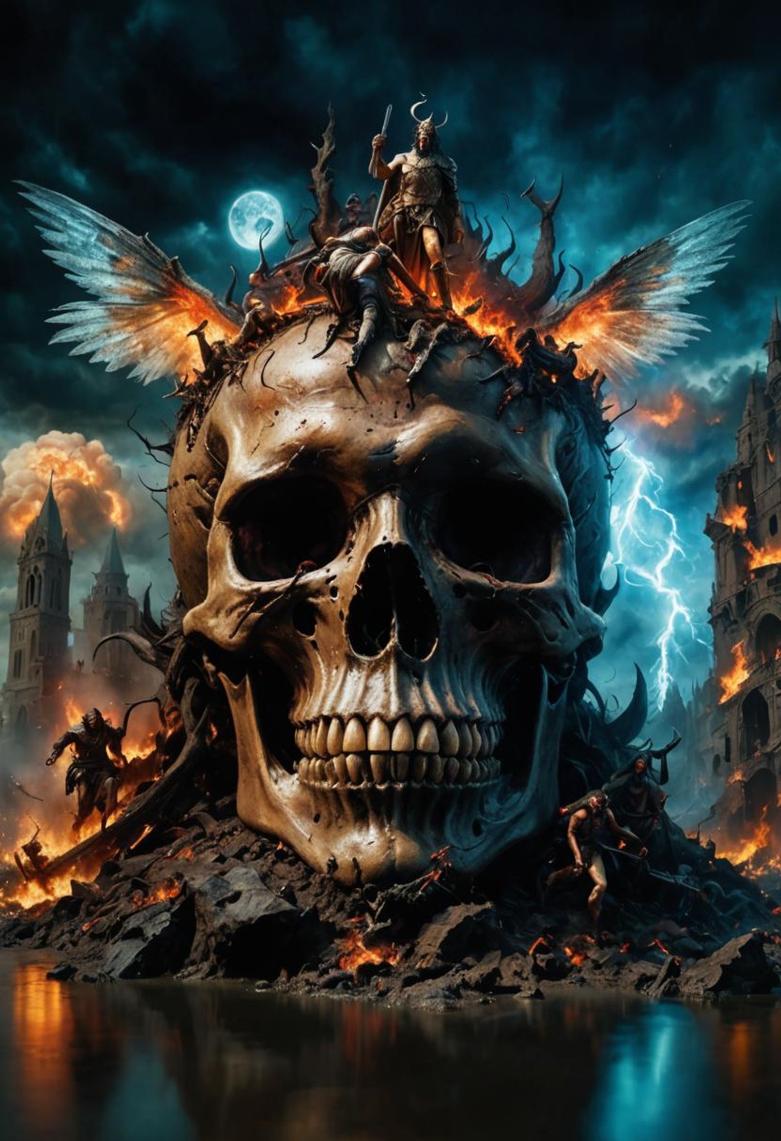 Hellscape - AI Generated Artwork - NightCafe Creator