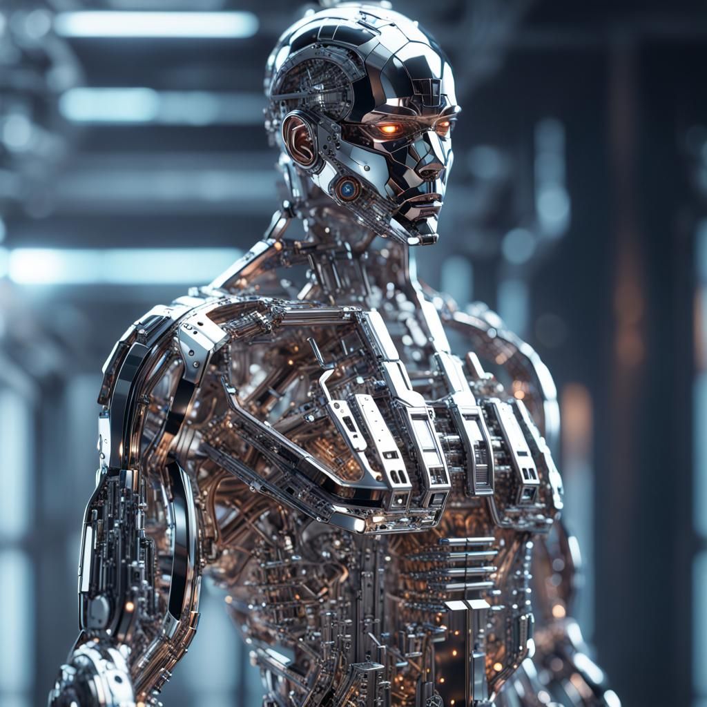 Mecha Man - AI Generated Artwork - NightCafe Creator