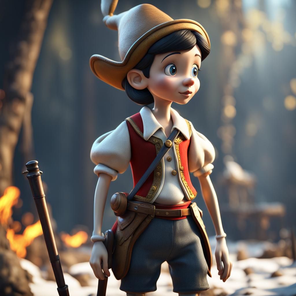 Pinocchio - AI Generated Artwork - NightCafe Creator