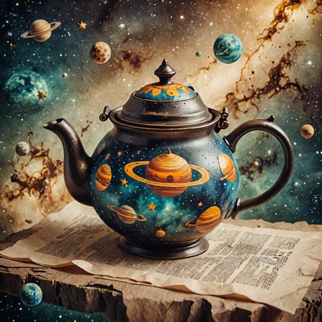 Russell's Teapot - AI Generated Artwork - NightCafe Creator