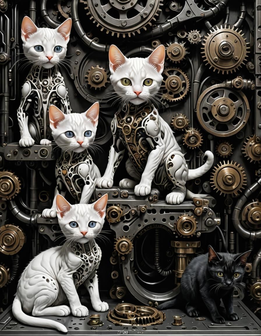 Cats 06 - AI Generated Artwork - NightCafe Creator