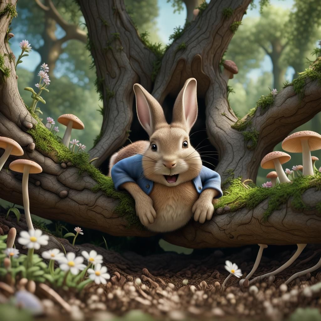 Peter Rabbit - AI Generated Artwork - NightCafe Creator