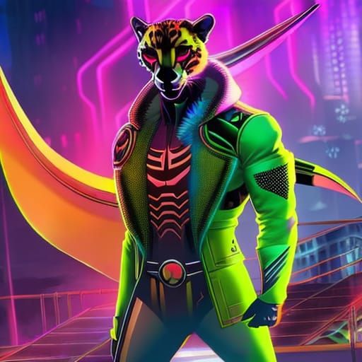 furry anthropomorphic lean male gay cheetah, together with furry ...