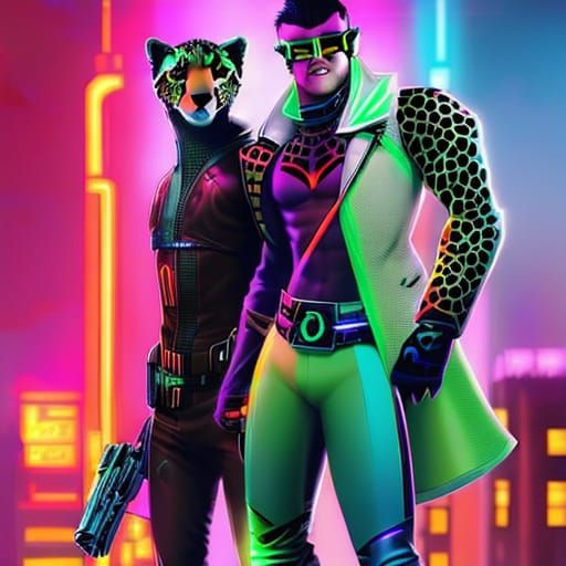 furry anthropomorphic lean male gay cheetah, together with furry ...