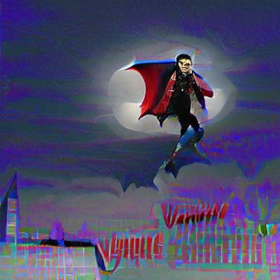 Vampire Super Hero - AI Generated Artwork - NightCafe Creator