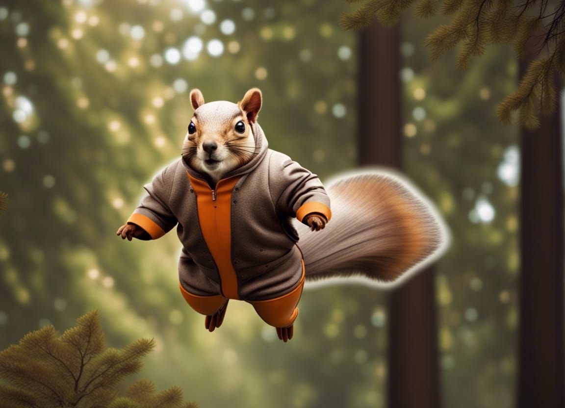 Super squirrel! - AI Generated Artwork - NightCafe Creator