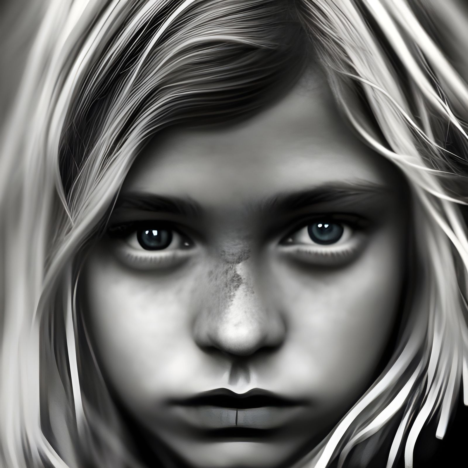 Perfect Face Girl - AI Generated Artwork - NightCafe Creator