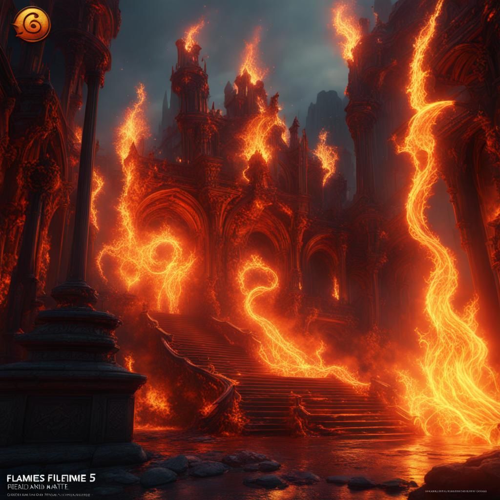 Flames - AI Generated Artwork - NightCafe Creator