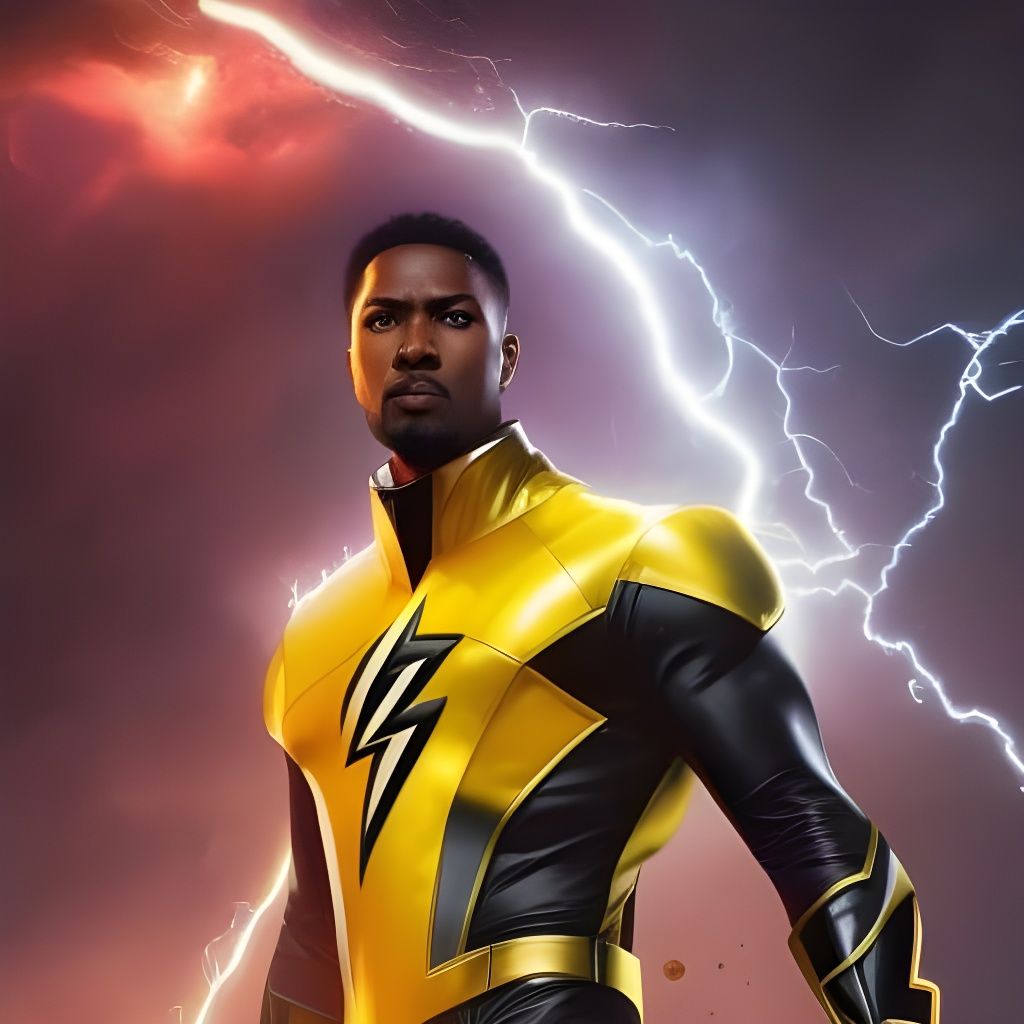 Lightning Man - AI Generated Artwork - NightCafe Creator