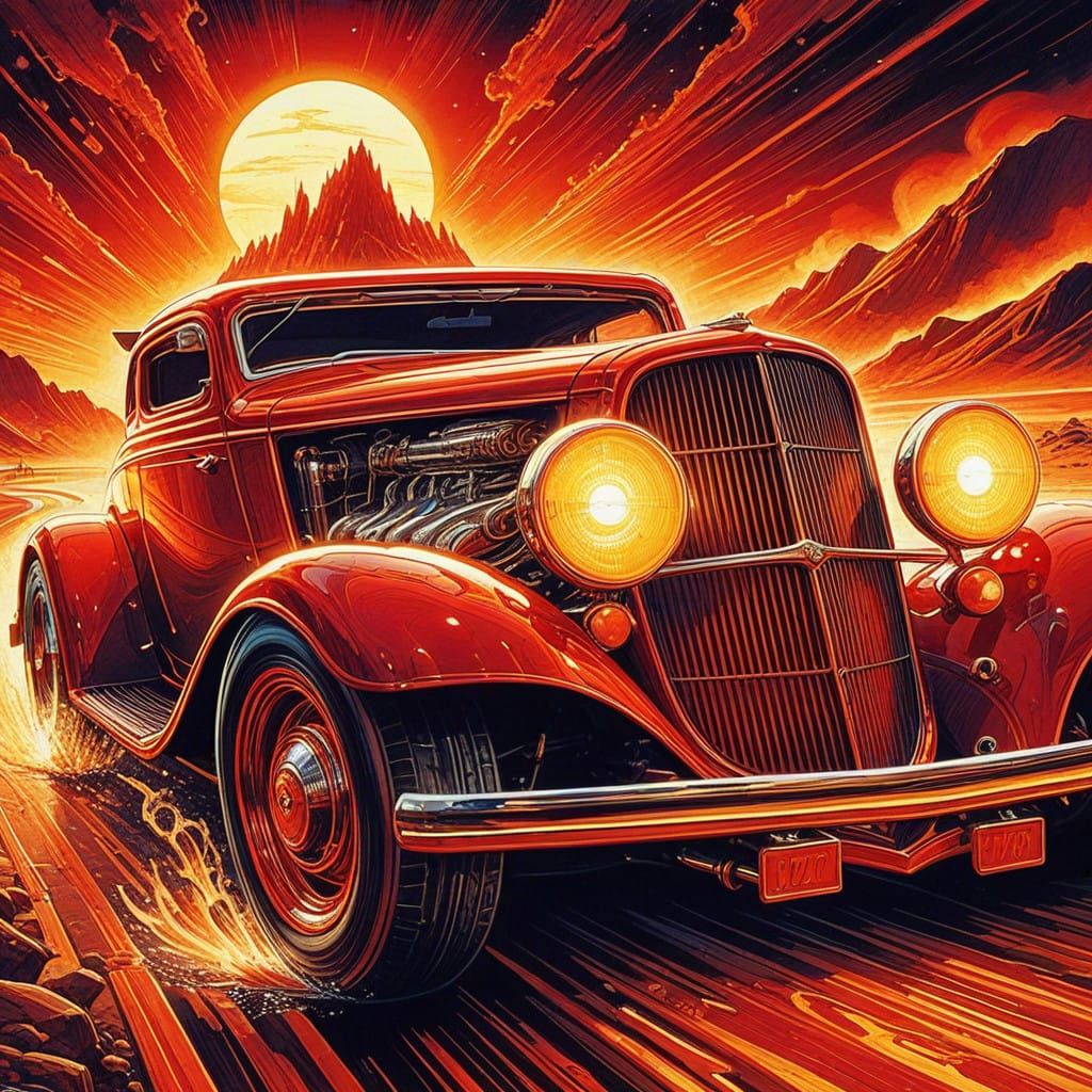 ZZ Top Eliminator 5 - Retro-Futuristic 1933 Ford Eliminator ...