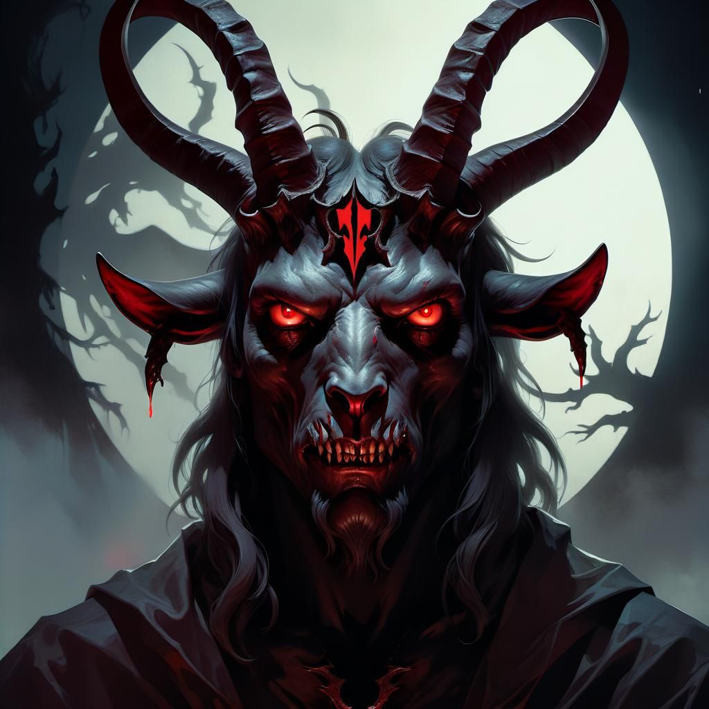The devils evil goat - AI Generated Artwork - NightCafe Creator