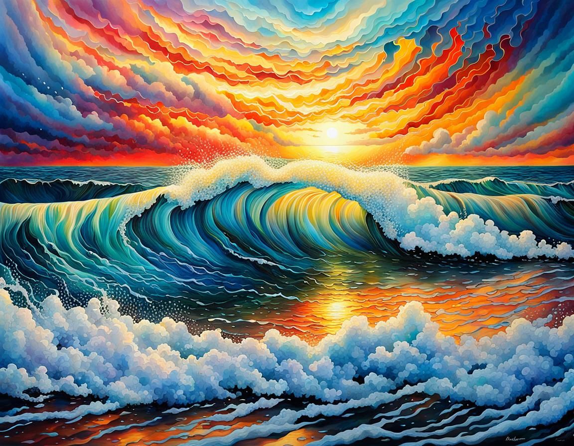 Ocean Tube - AI Generated Artwork - NightCafe Creator