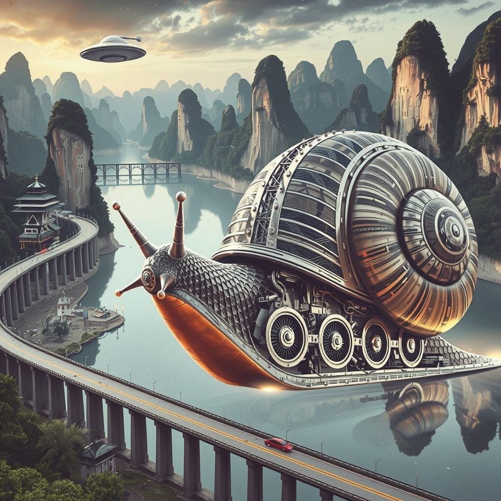 Steampunk snail... - Steampunk snail...