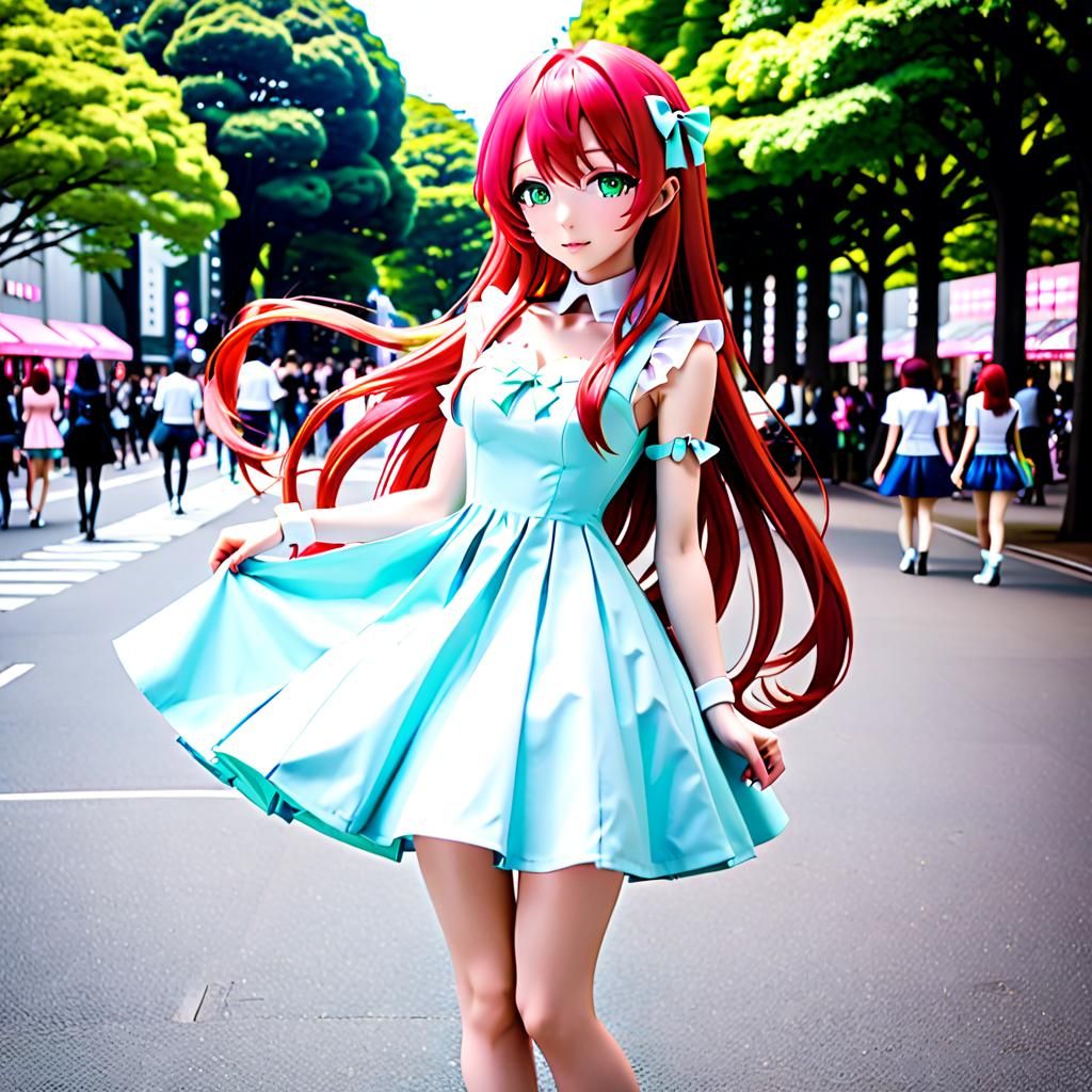 Fashion Shot @Sabaku_Neko - AI Generated Artwork - NightCafe Creator