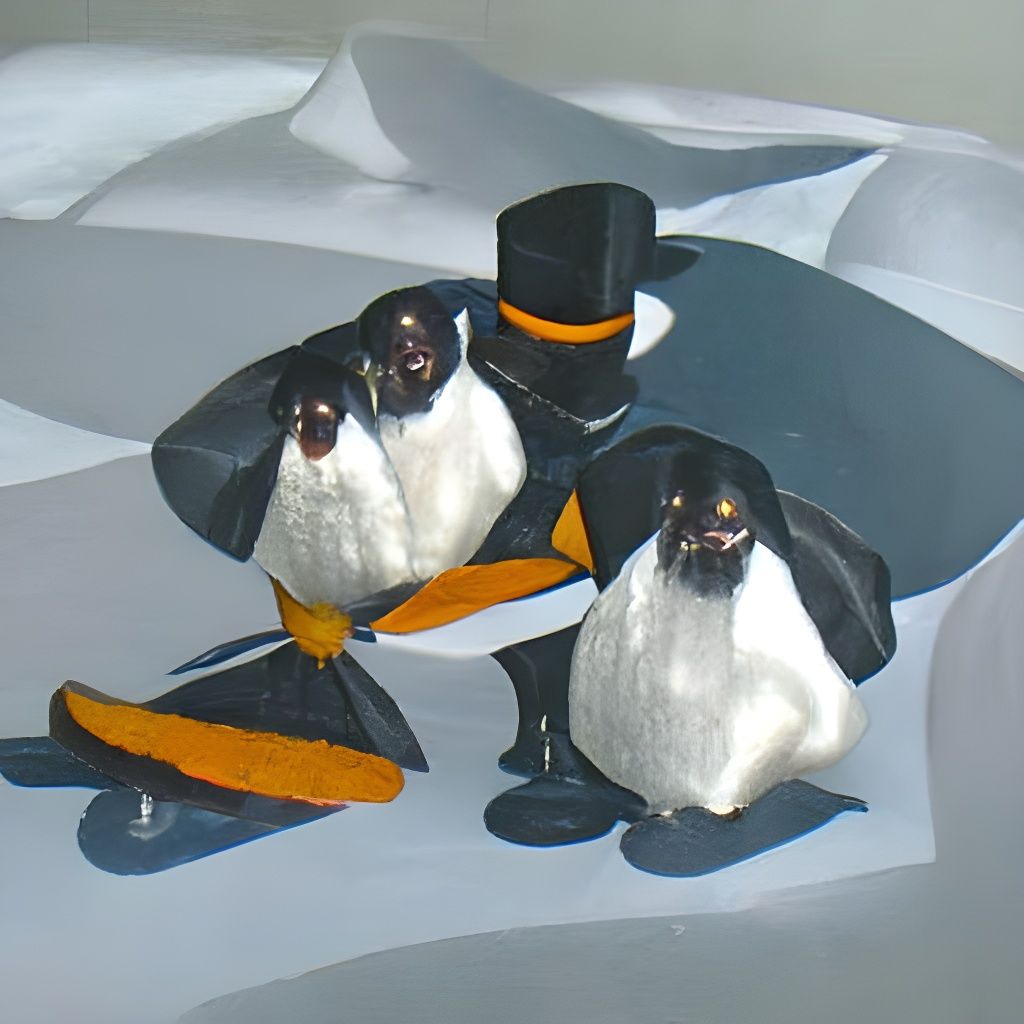 Pingu album cover - AI Generated Artwork - NightCafe Creator