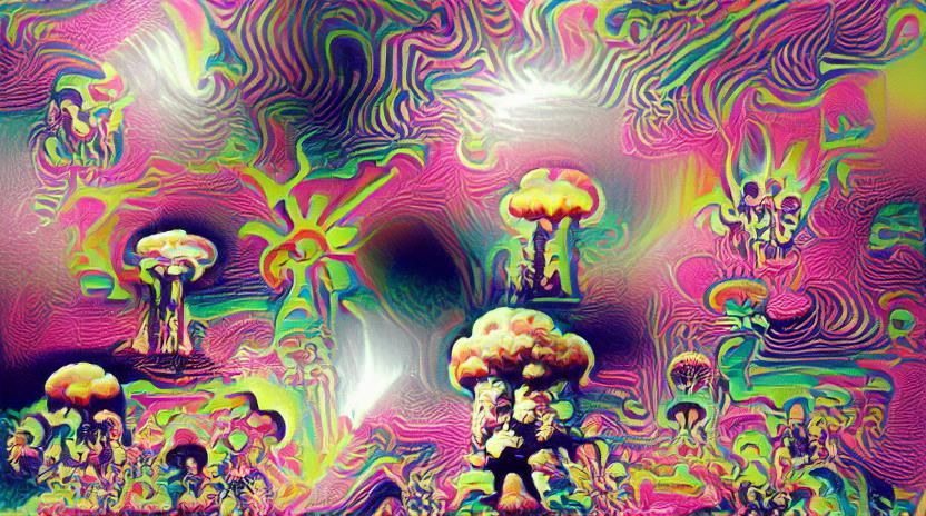 nuclear psychedelic - AI Generated Artwork - NightCafe Creator