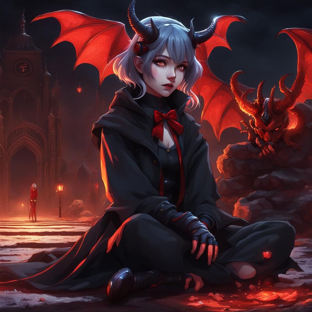 devil cosplay - AI Generated Artwork - NightCafe Creator