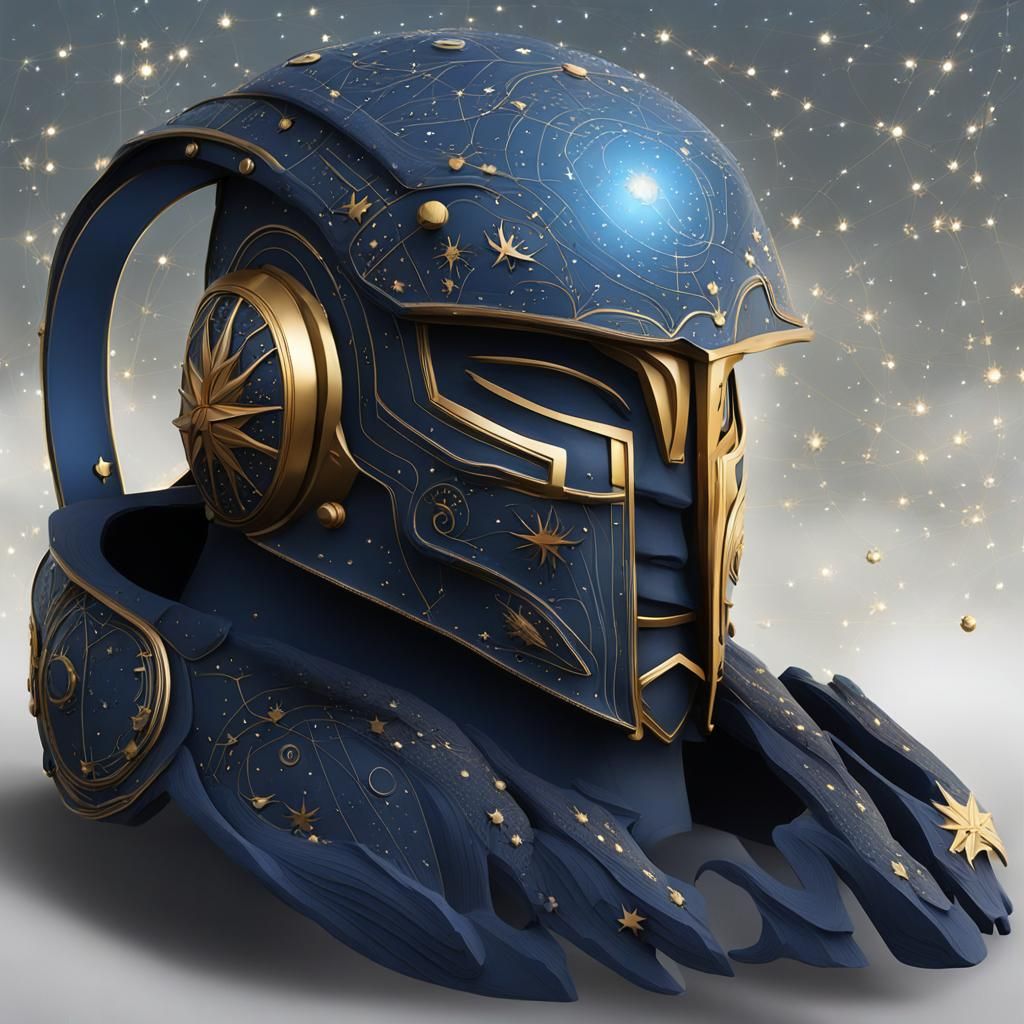 Cosmic helmet - AI Generated Artwork - NightCafe Creator