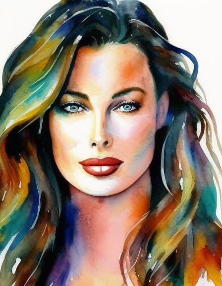 Kelly LeBrock - AI Generated Artwork - NightCafe Creator