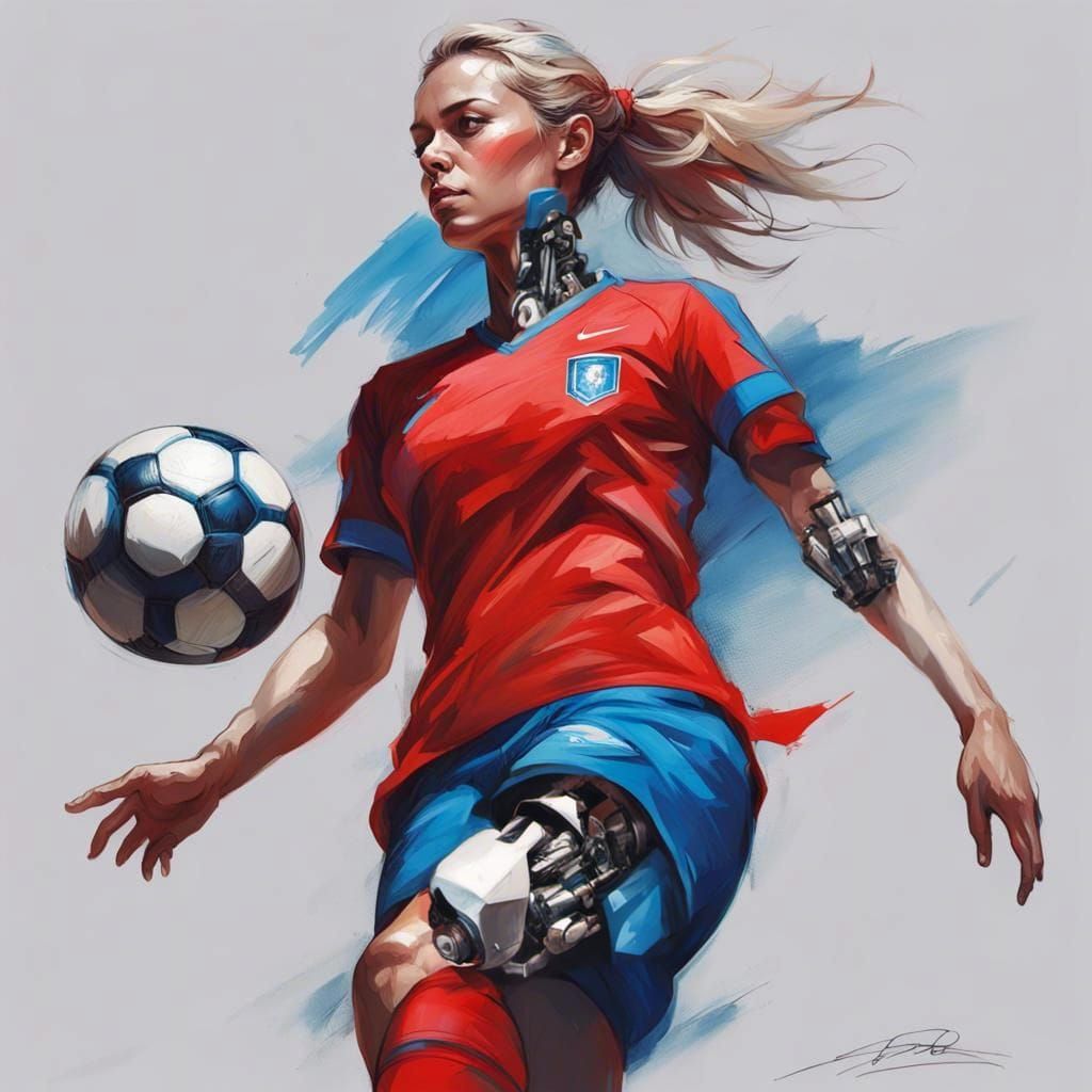 Bionical-baller 3 - AI Generated Artwork - NightCafe Creator