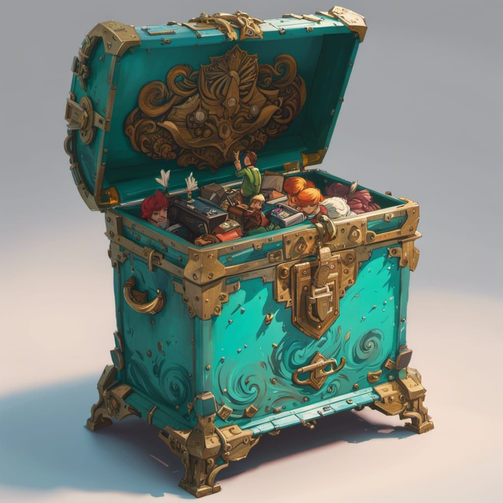 Chests in all Sizes Study - AI Generated Artwork - NightCafe Creator