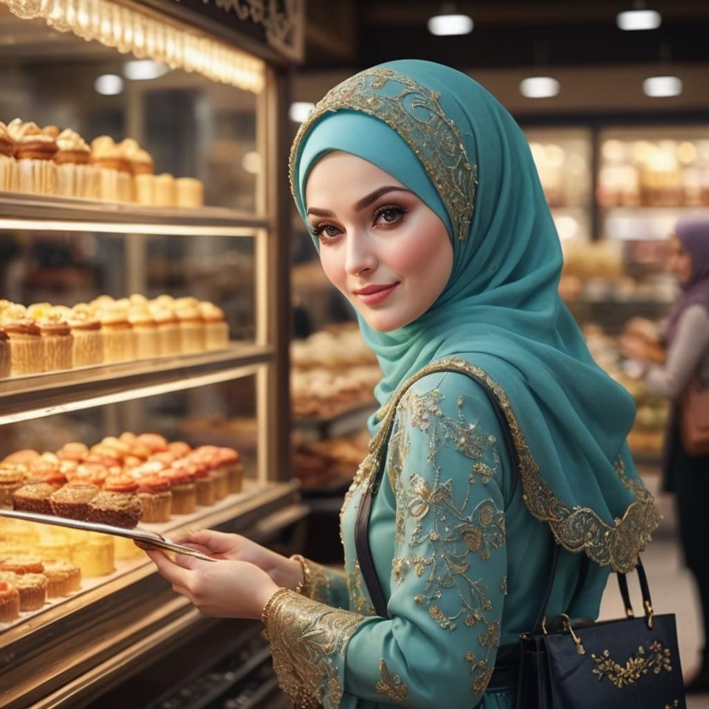 Shopping cakes - AI Generated Artwork - NightCafe Creator